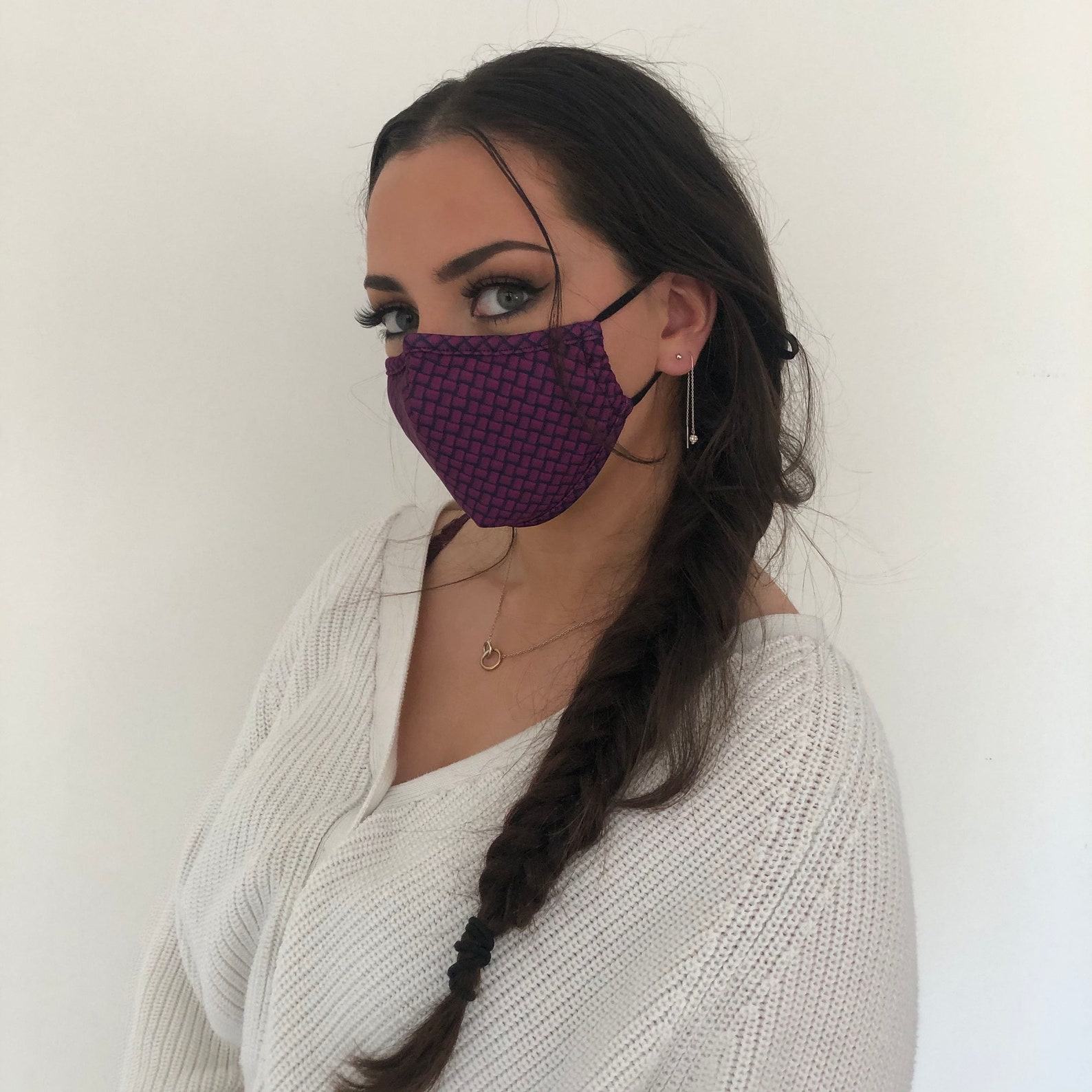 Keep Safe Face Mask With Adjustable Ear Loops and Nose Wire - Etsy
