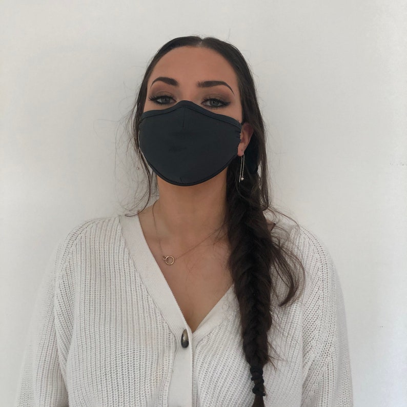 Keep Safe Face Mask With Adjustable Ear Loops and Nose Wire | Etsy UK