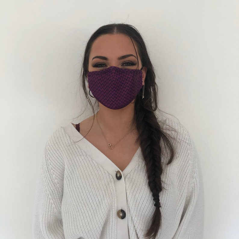 Keep Safe Face Mask With Adjustable Ear Loops and Nose Wire | Etsy