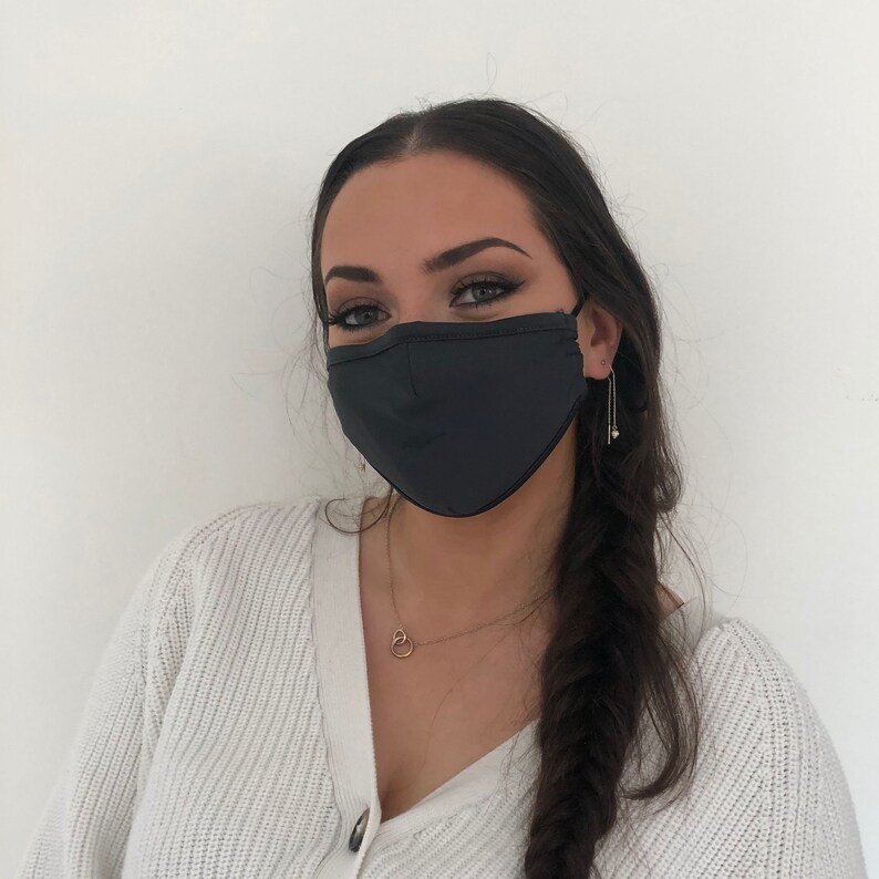 Keep Safe Face Mask With Adjustable Ear Loops and Nose Wire | Etsy UK