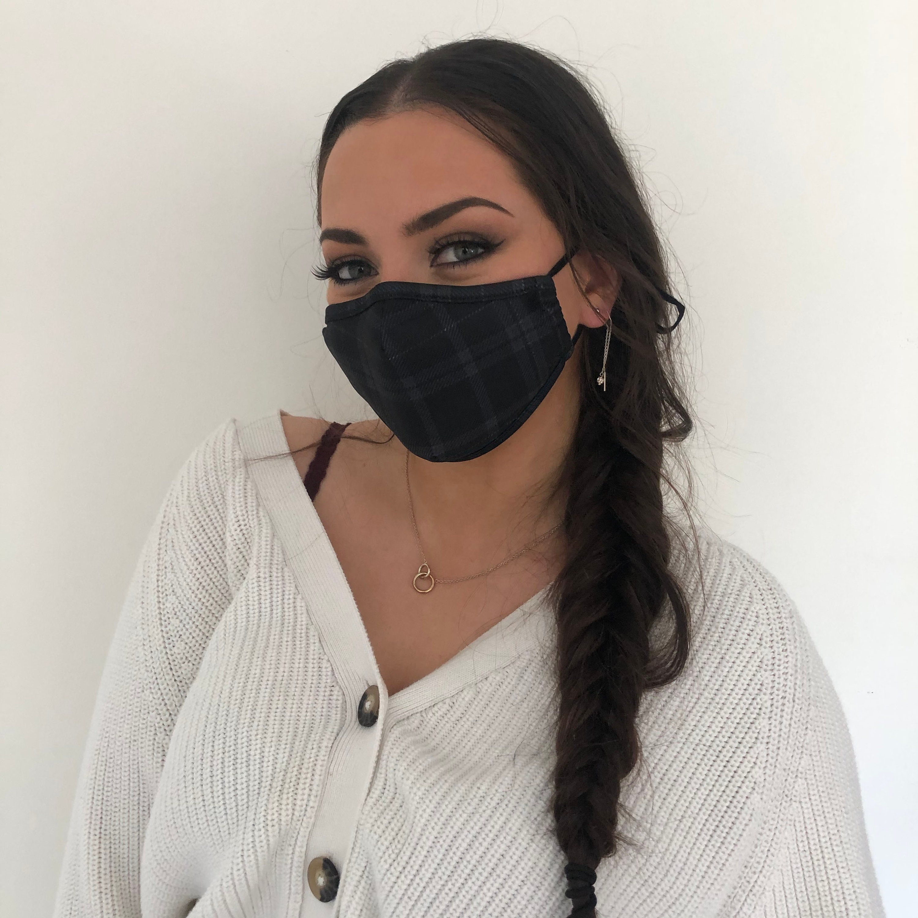 Keep Safe Face Mask With Adjustable Ear Loops and Nose Wire | Etsy