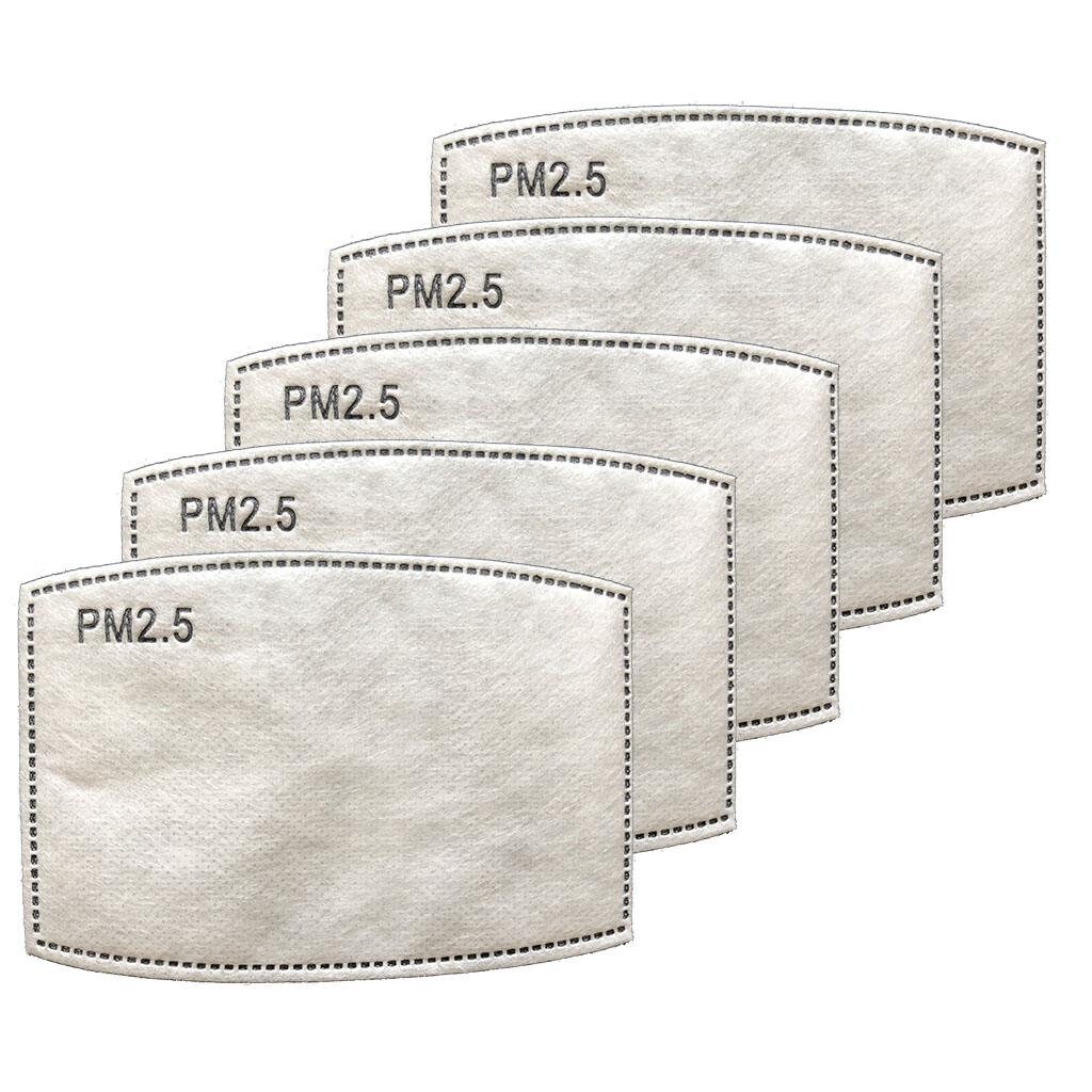 Active PM2.5 Carbon Filters Face Mask Filters 5 Layer Protection - Etsy
