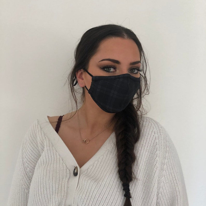Keep Safe Face Mask With Adjustable Ear Loops and Nose Wire | Etsy