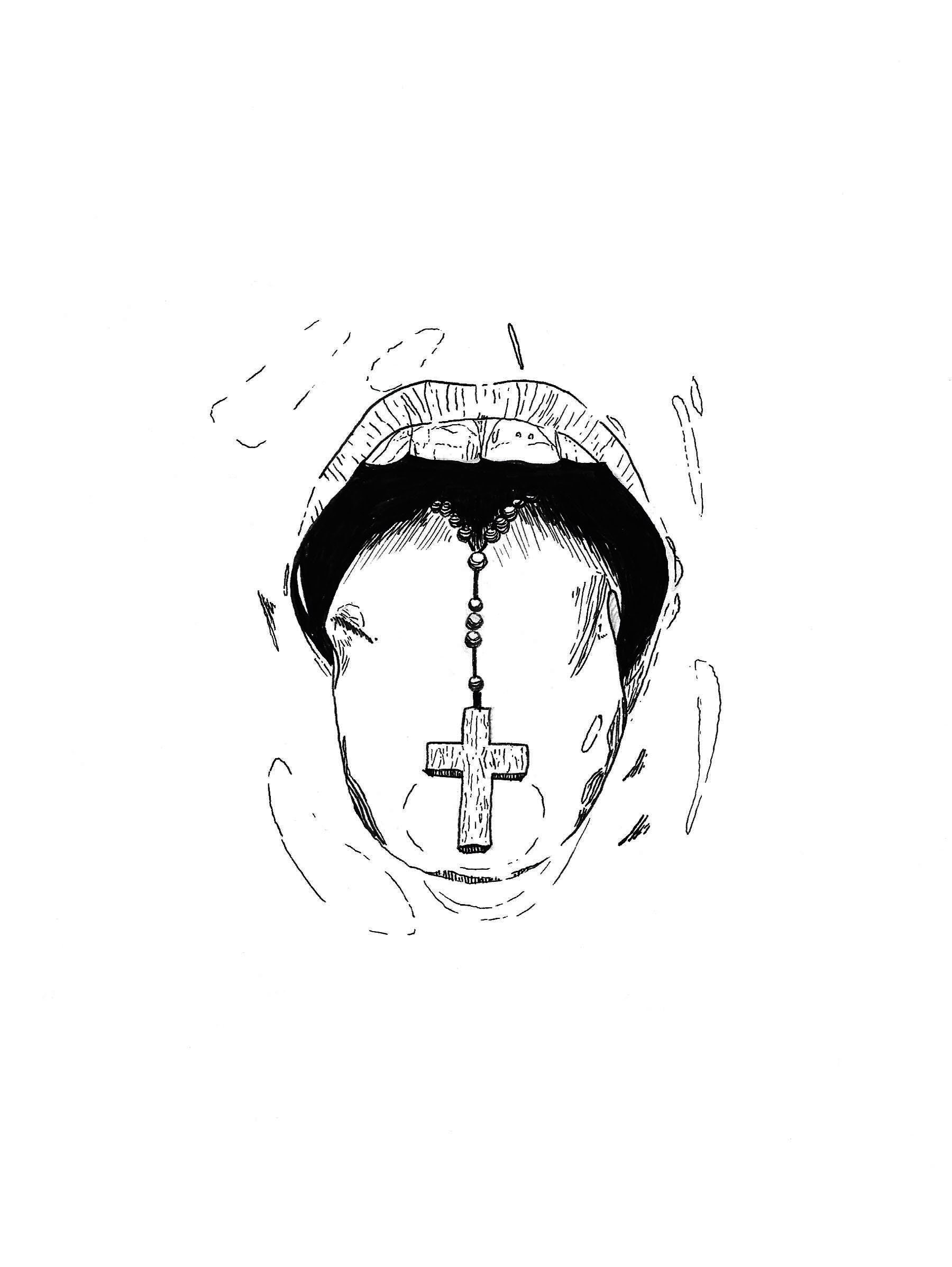 Choking on Your Verses - Art Print - Etsy