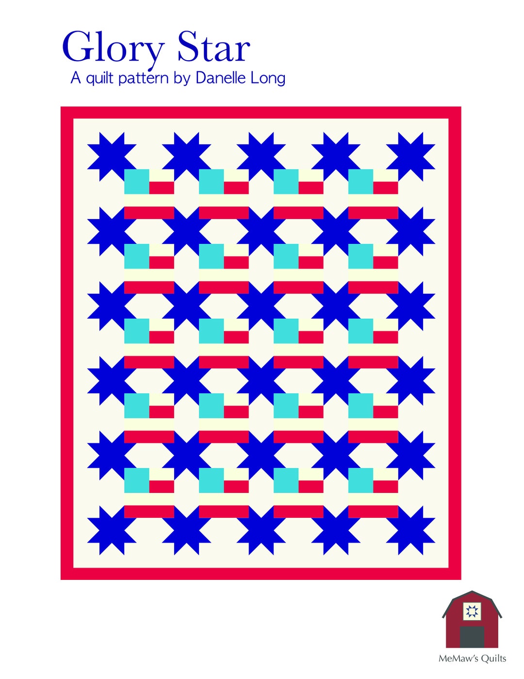 Pdf Glory Star Quilt Pattern Digital Copy - Etsy