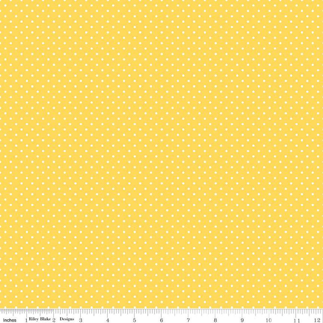 Swiss Dot Yellow Cotton Half Yard - Etsy