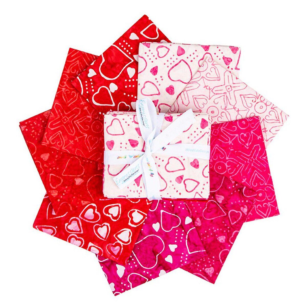 Expressions Batiks Punch Love Fat Quarter Bundle - Etsy