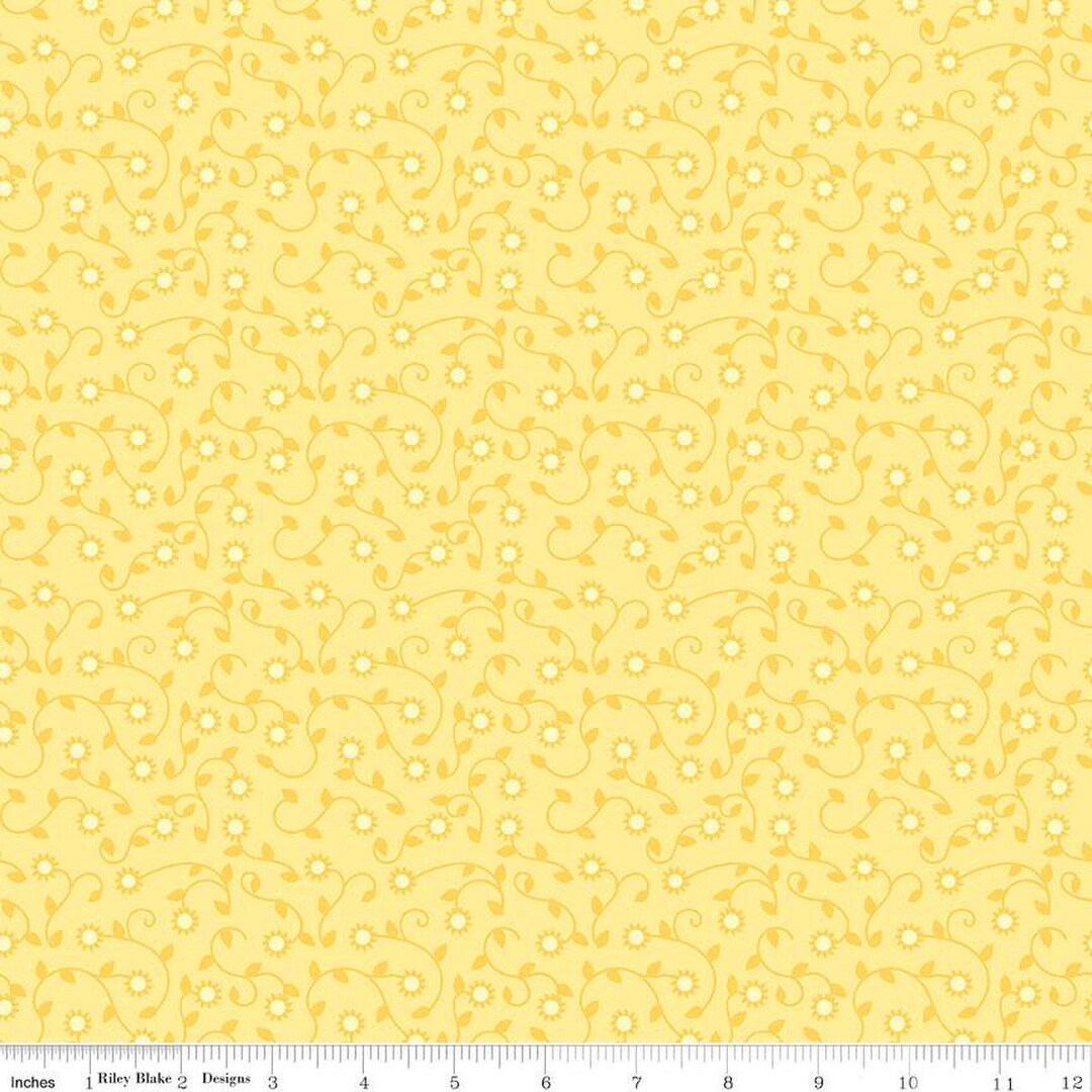 Sunny Skies Sun Vines Half Yard - Etsy