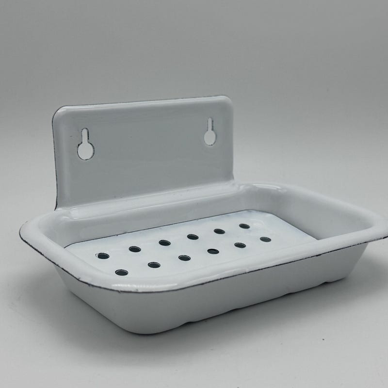 Antique White Soap Dish - Etsy