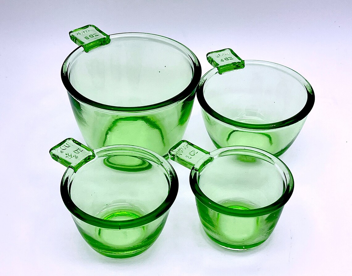 Nesting Vintage Style Stacking 4 Pc. Measuring Cups Set 1/4 - Etsy