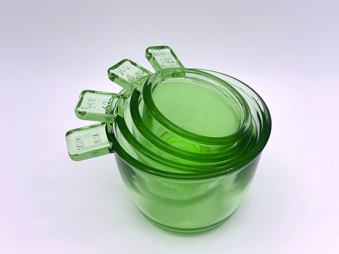 Nesting Vintage Style Stacking 4 Pc. Measuring Cups Set 1/4 - Etsy