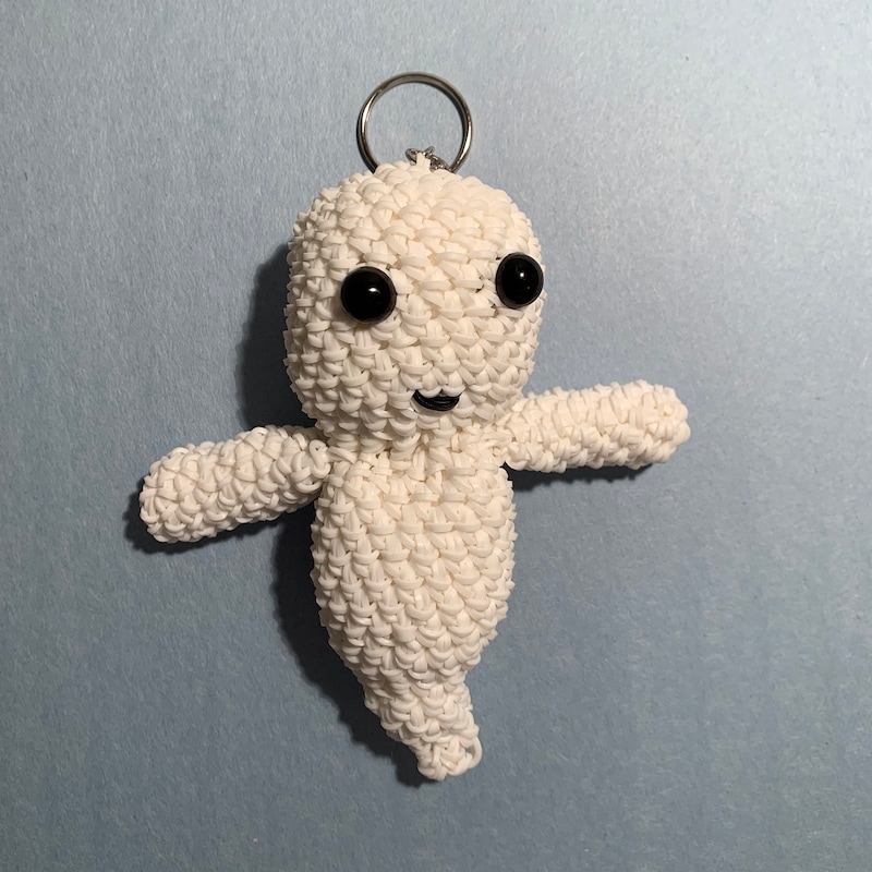 Rainbow Loom Keychain - Etsy