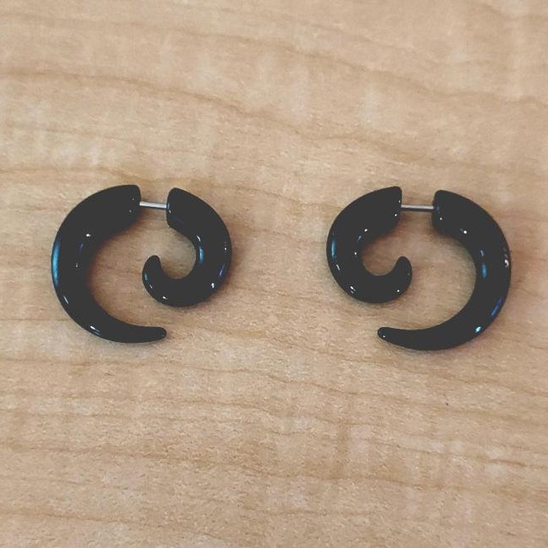 Spiral Earrings - Etsy