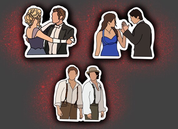The Vampire Diaries Vinyl Stickers Singles or Set of 3 | Etsy