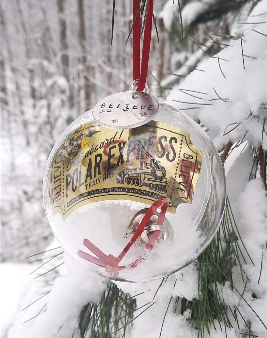Personalized Polar Express Ornament: Nostalgic Christmas Keepsake - Etsy