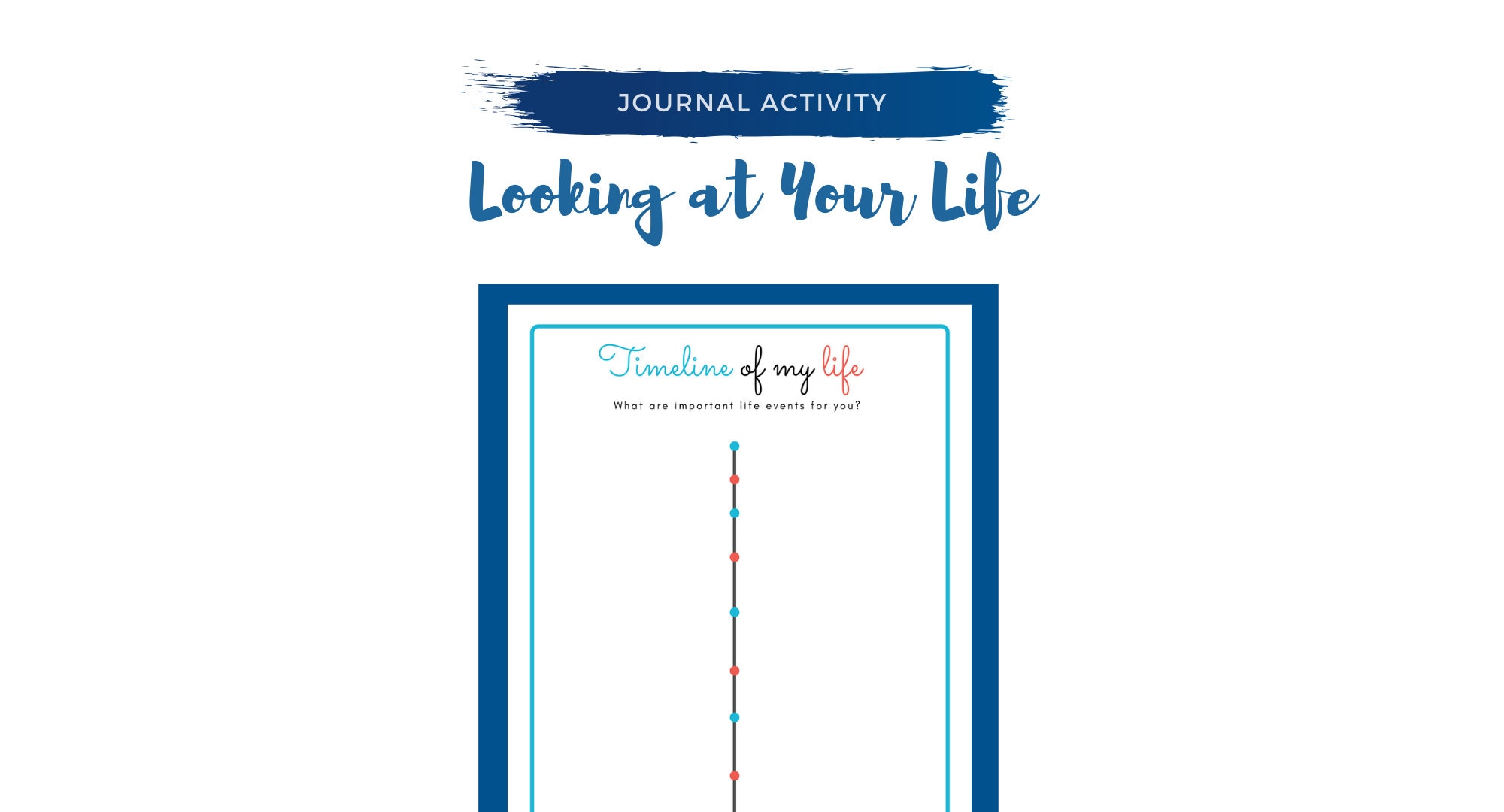 Significant Life Events Timeline Template