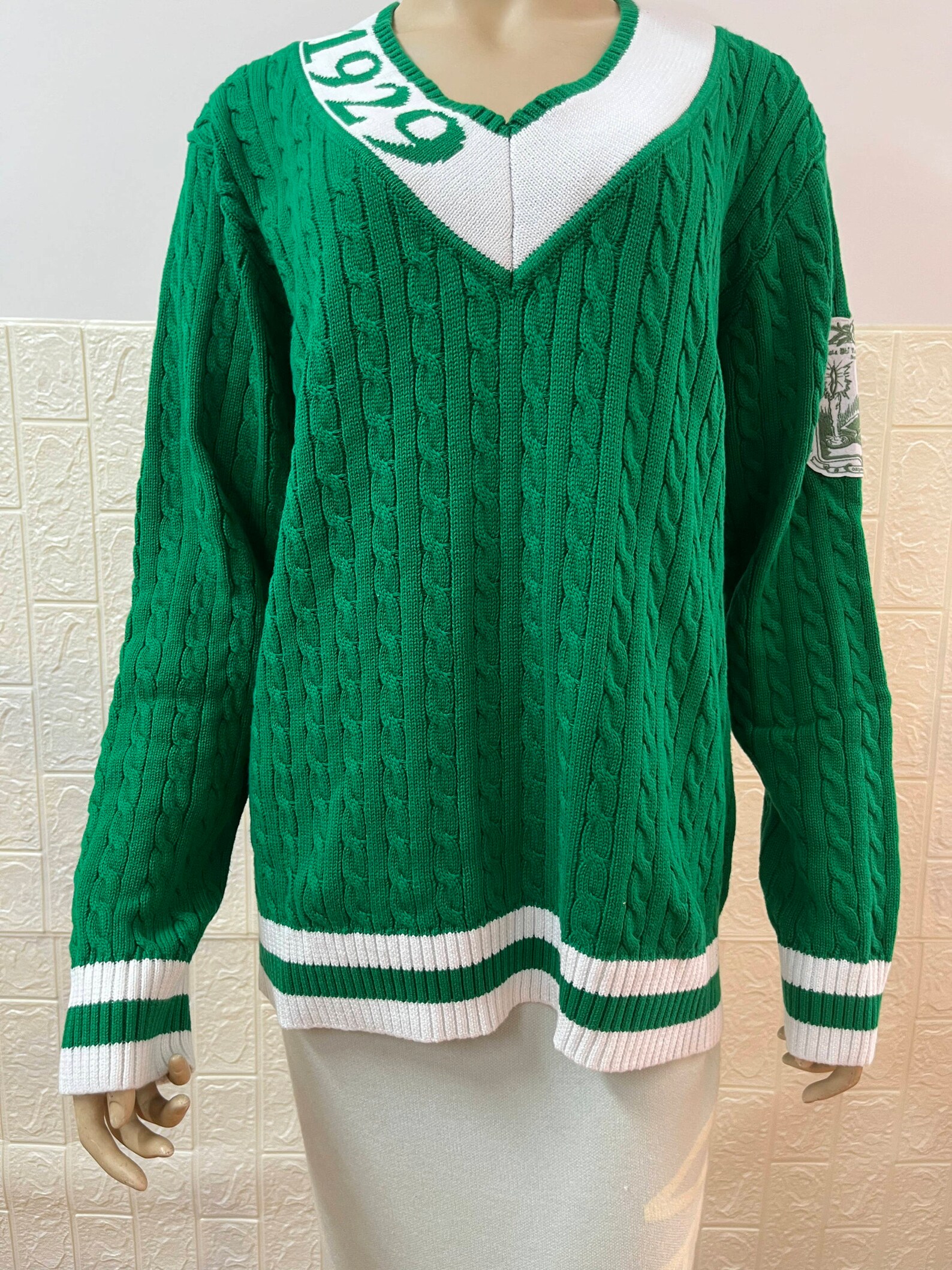 Iota Phi Lambda Cable Knit Sweater - Etsy