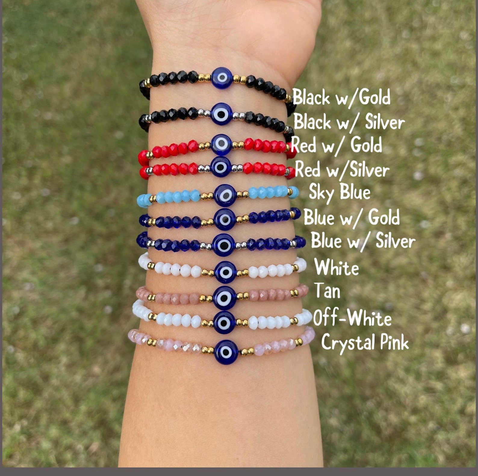 Evil Eye Bracelets Pulsera De Mal De Ojo / Evil Eye Bracelet - Etsy