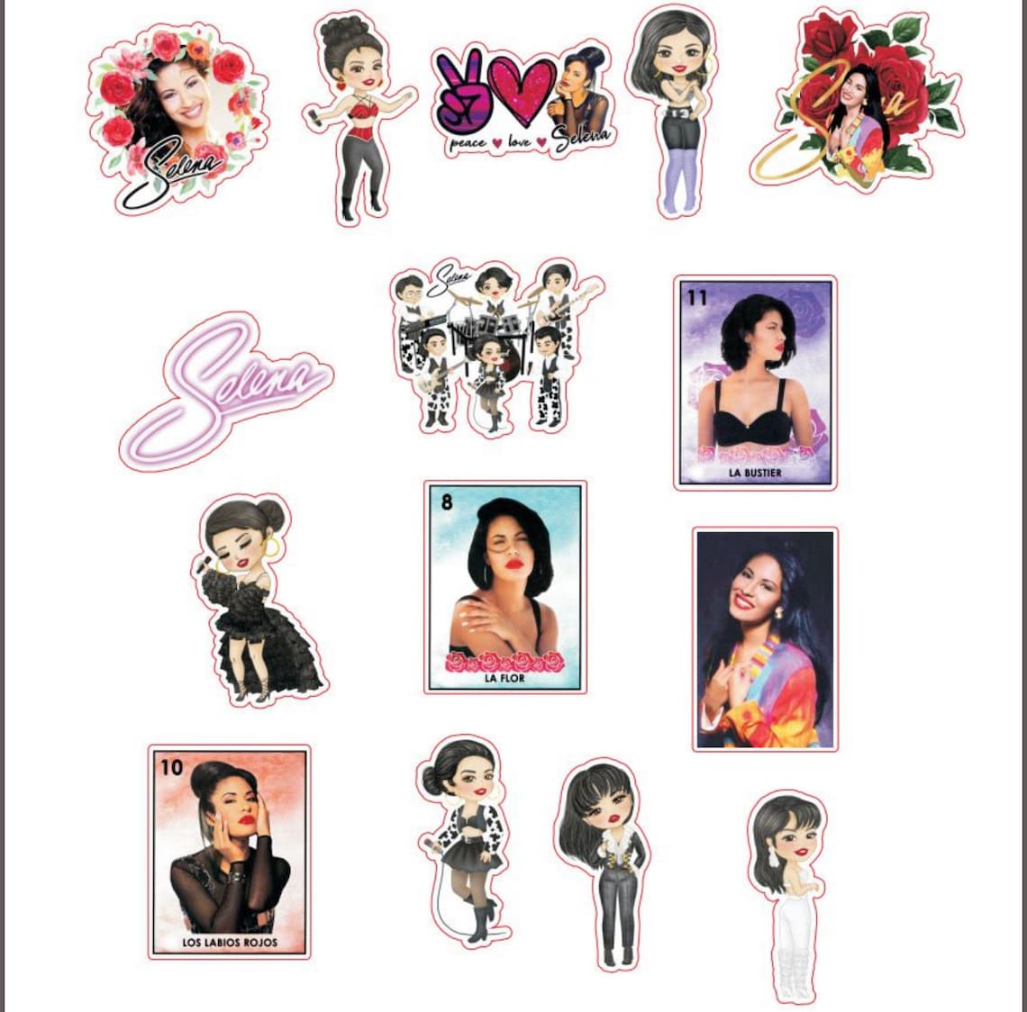 Selena Quintanilla Stickers. Waterproof. Selena Vinyl. Selena - Etsy