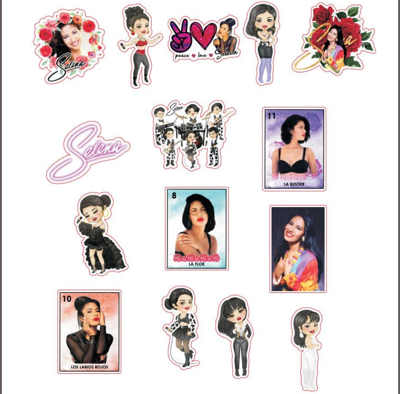 Selena Quintanilla Stickers. Waterproof. Selena Vinyl. Selena - Etsy