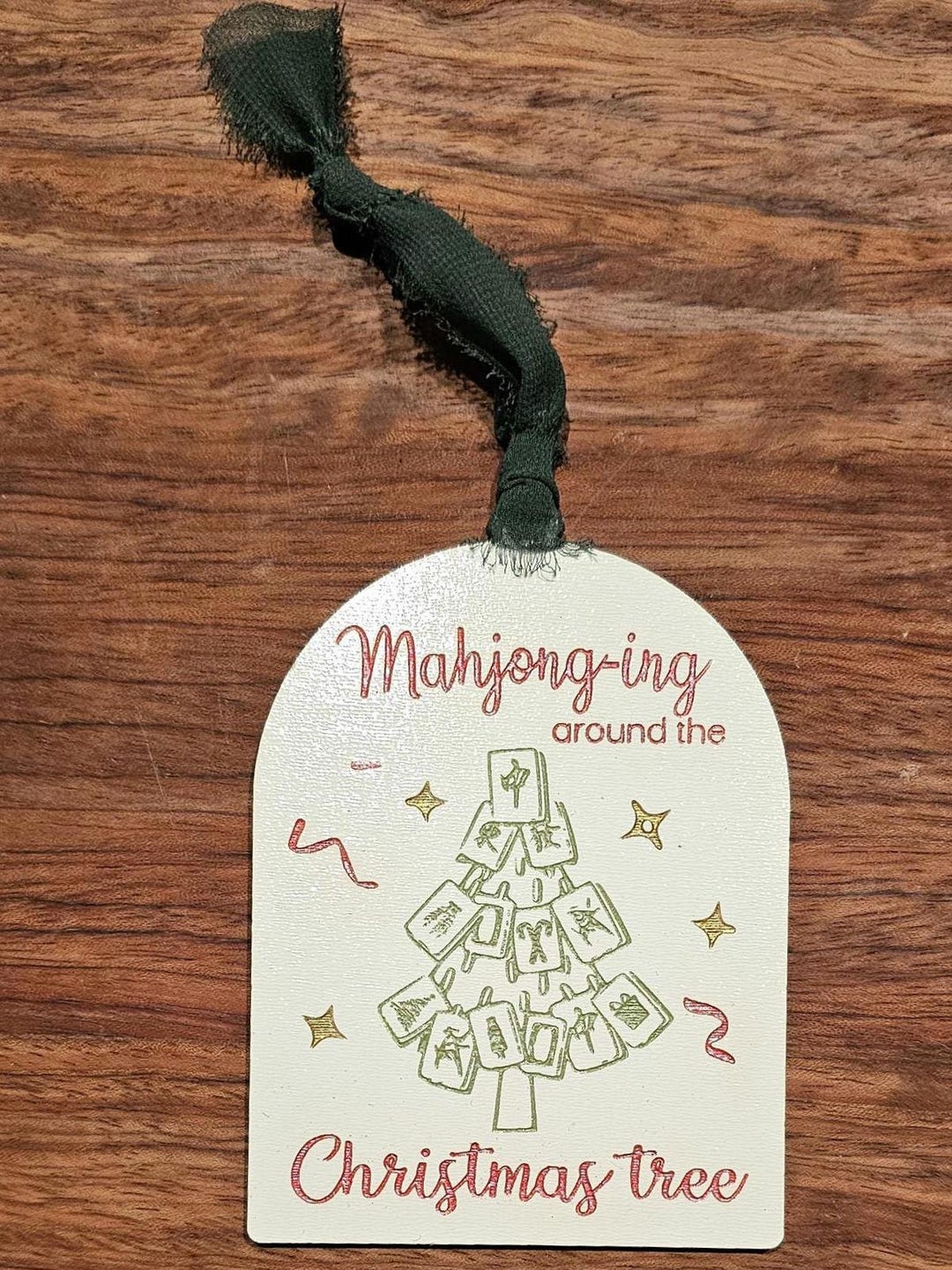 Mahjong Christmas Ornament - Holiday - Mahjong-ing Around the Christmas ...