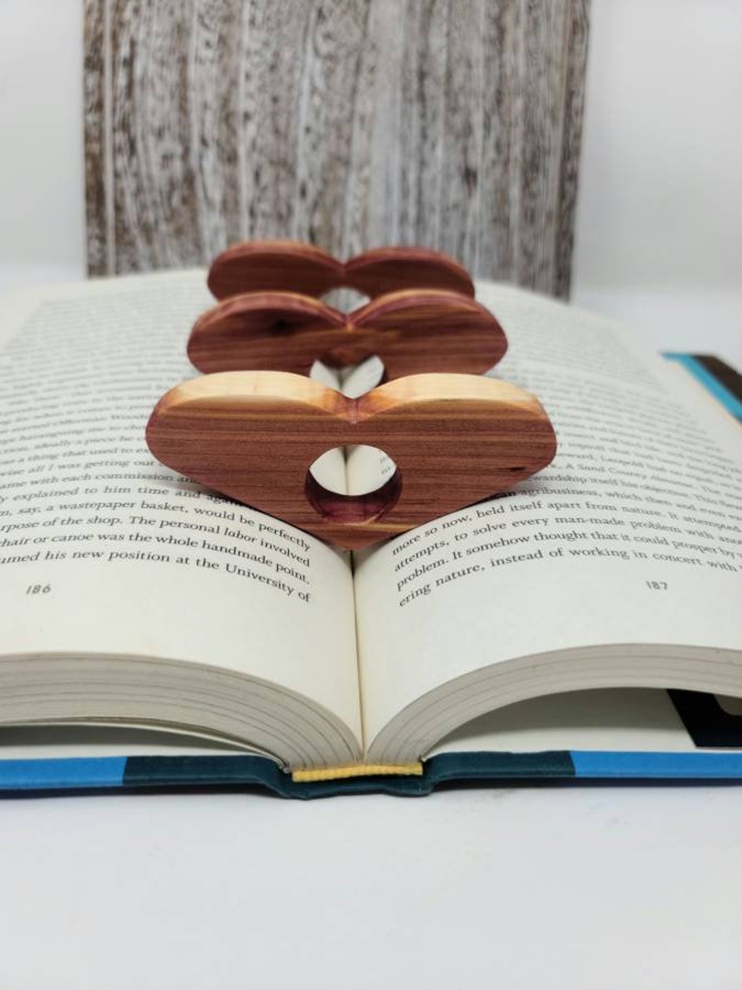 Wood Book Page Spreader- Book Accessory- Book Buddy- Book Club ...