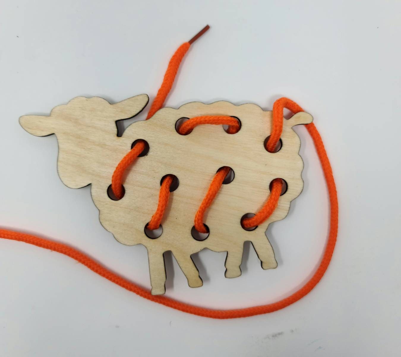 Animal Wood Lacing Cards Montessori Dexterity - Etsy