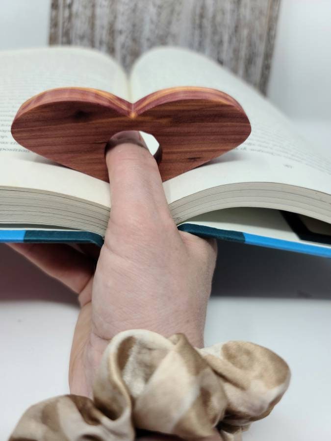 Wood Book Page Spreader Book Accessory Book Buddy Book Club Teacher ...