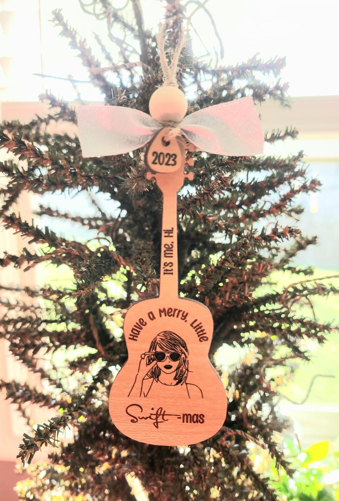 Taylor Swift Ornament - Christmas - Swiftmas - Guitar - Swifties ...