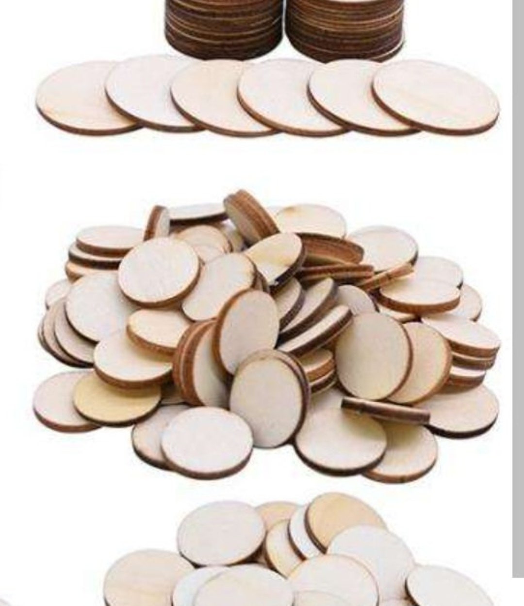 Laser Cut Wood Circles for Crafts - 1/8" Birch Plywood - Diy Crafters ...