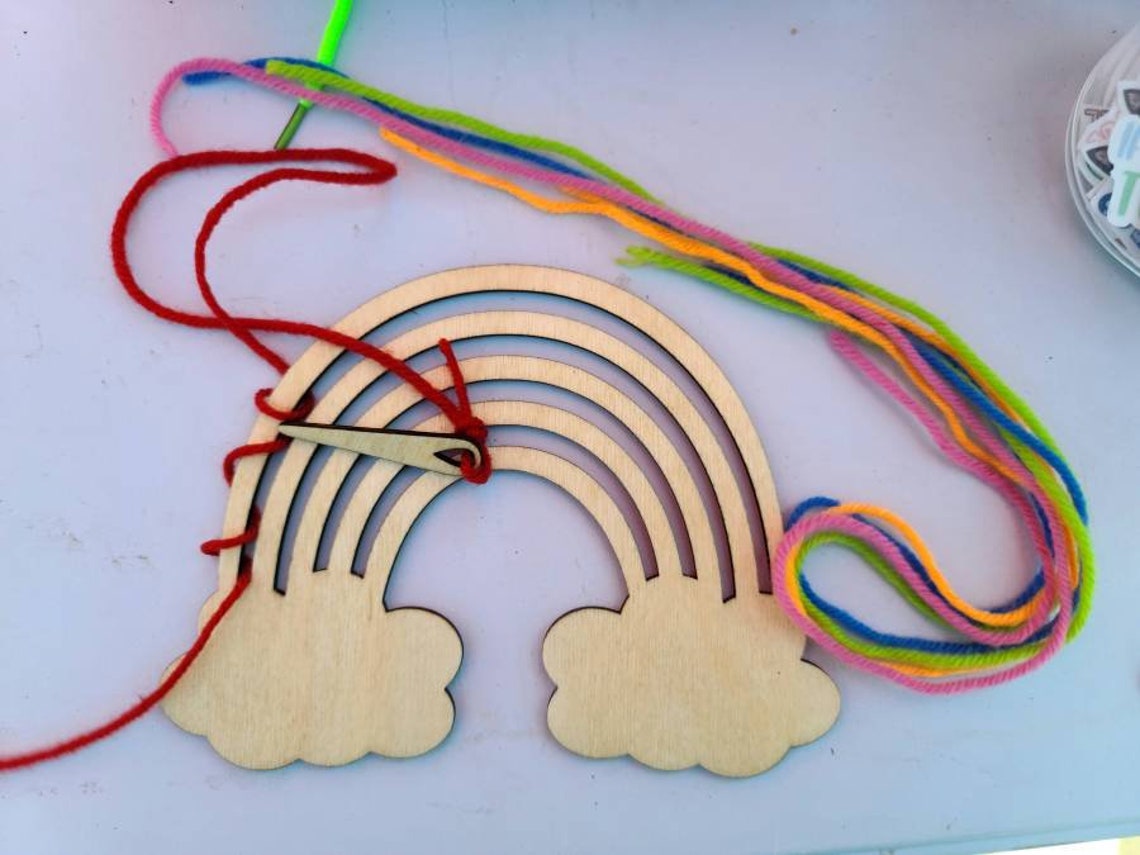Vehicle Wood Lacing Cards - Montessori - Dexterity - Educational ...