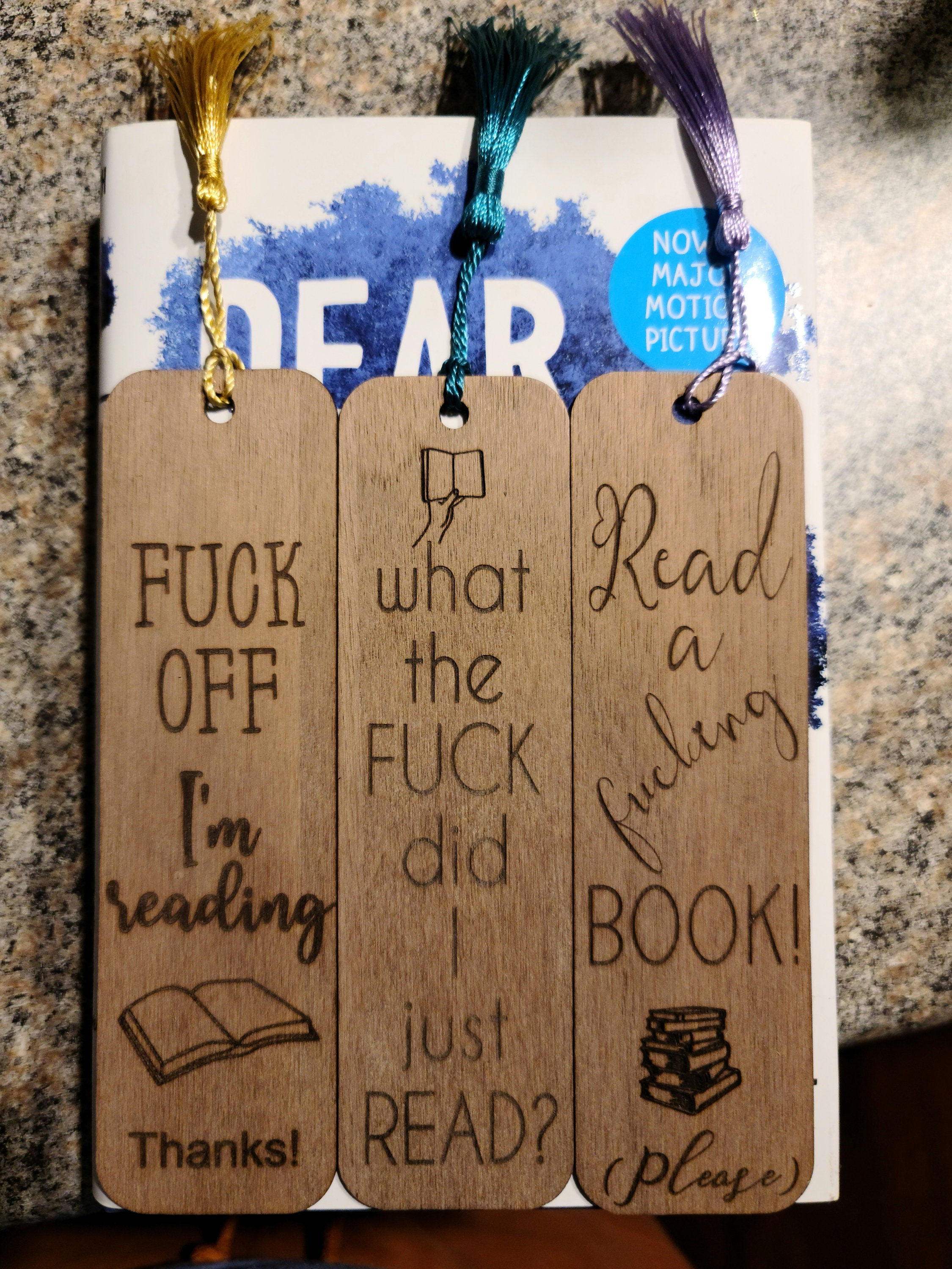 Wood Bookmarks Adult Humor NSFW Naughty Book Lovers - Etsy