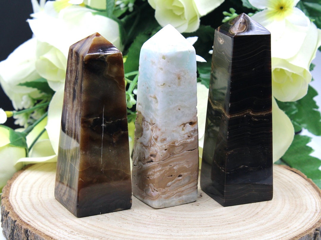 Chocolate Calcite Tower, Carribean Calcite, Natural Calcite, Calcite ...