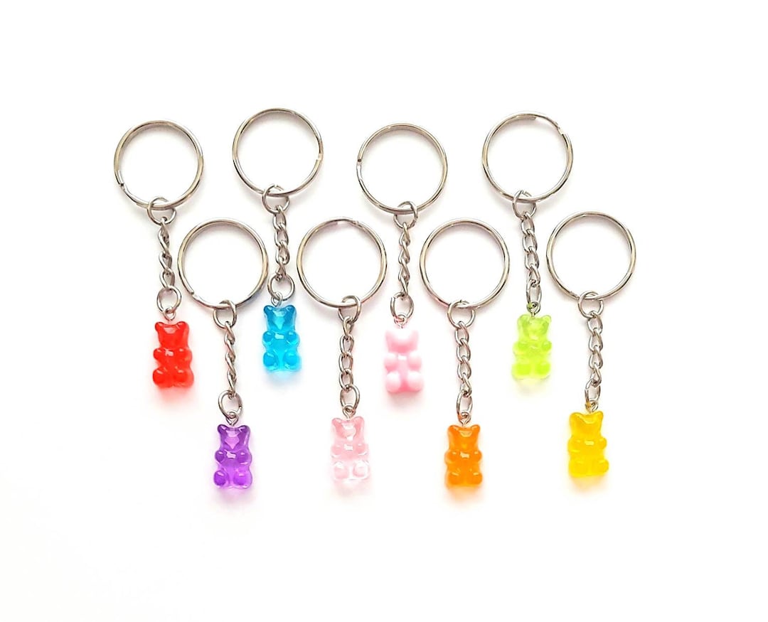 Keychains - Gummy Bear Keychains - Etsy
