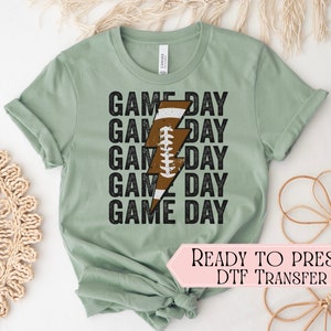 READY TO PRESS Game Day Screen Print Transfers Heat Transfer - Etsy