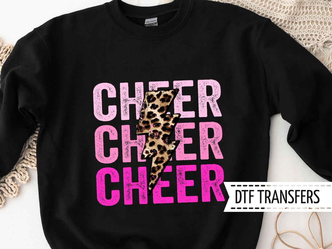 Cheer DTF Transfers, Ready to Press, T-shirt Transfers, Heat Transfer ...