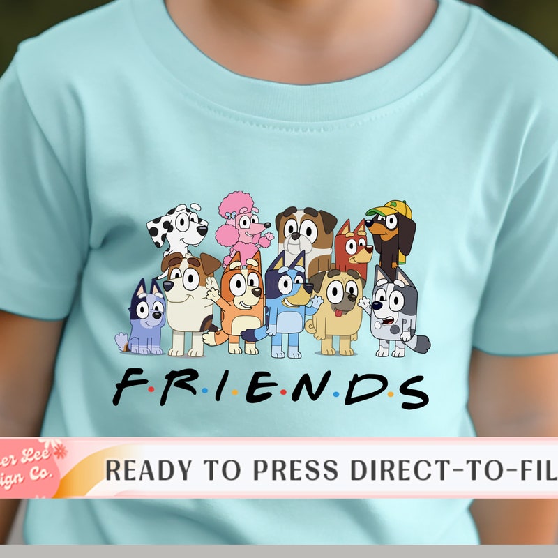 Bluey Dtf Transfers - Etsy