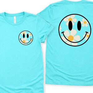 Smiley Face DTF Transfers, Ready to Press, T-shirt Transfers, Heat ...