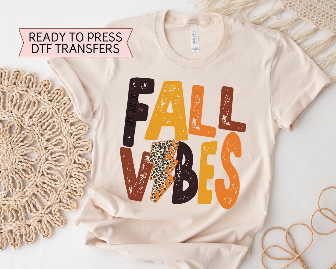 DTF Transfers, Ready to Press, T-shirt Transfers, Heat Transfer, Direct ...