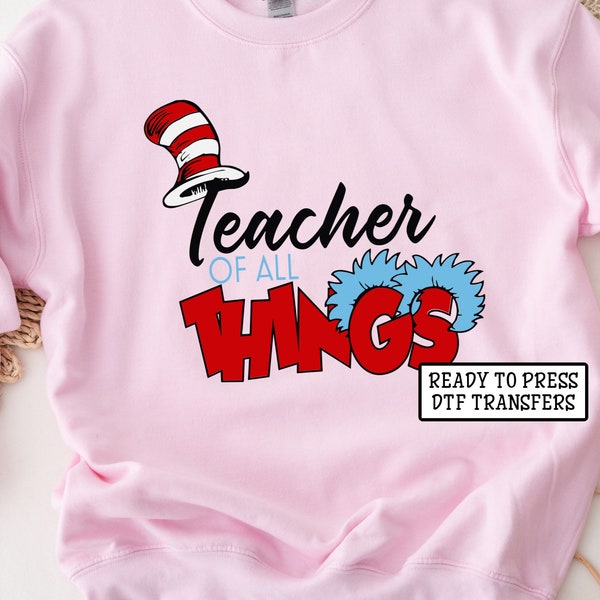 Teacher of All Things Tshirt - Etsy