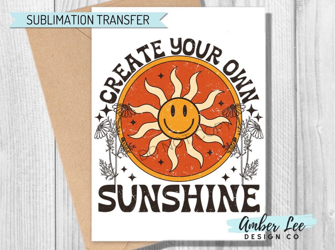 Sublimation Transfer, Ready to Press, Shirt Transfers, DIY, Tshirt ...