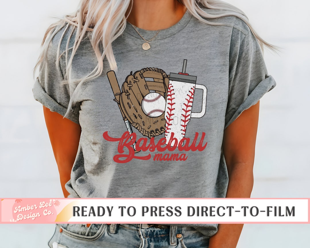Baseball Mama DTF Transfers, Ready to Press, T-shirt Transfers ...