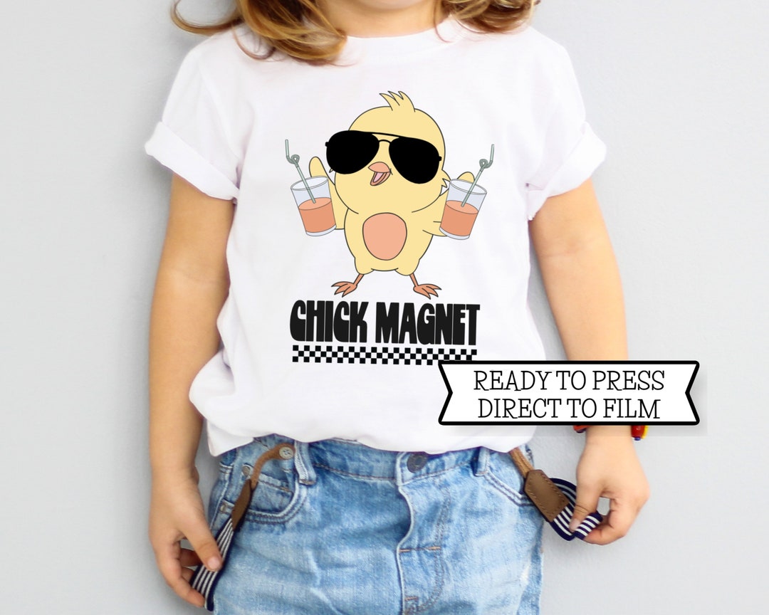 Chick Magnet Easter DTF Transfers Ready to Press, T-shirt Transfers, Heat Transfer, Easter ...