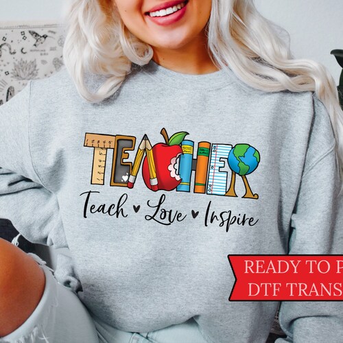 Teacher Sublimation Transfer Ready to Press Sublimation - Etsy