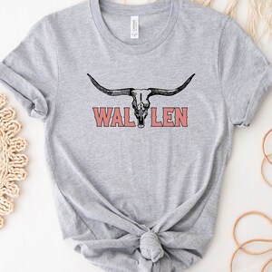 Wallen Longhorn, Country DTF Transfers, Ready to Press, T-shirt ...