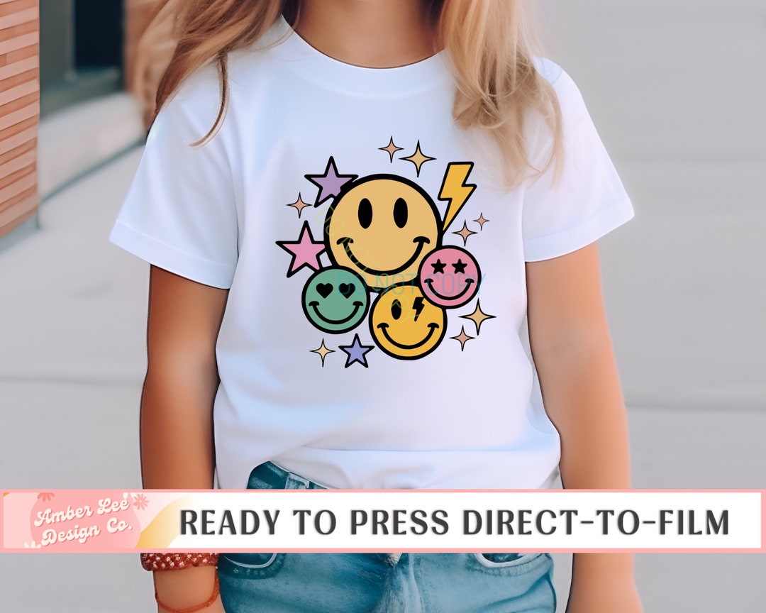 Bible Verse Smiley Faces DTF Transfers, Ready to Press, T-shirt ...