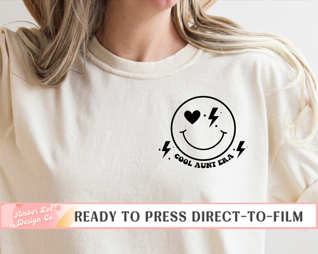 In My Cool Aunt Era, Auntie DTF Transfers, Ready to Press, T-shirt ...