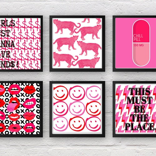 Preppy Room Decor Poster Print Prints Preppy Wall Art - Etsy