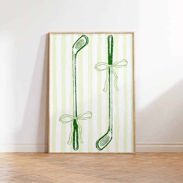 Golf Prints Girl - Etsy