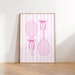 Tennis Prints Country Club Pink Tennis Racket Print Cute Bow Tennis ...